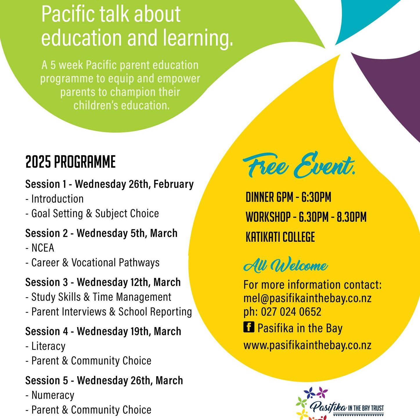Join Us for Talanoa Ako at Katikati College! - Pasifika in the Bay Trust